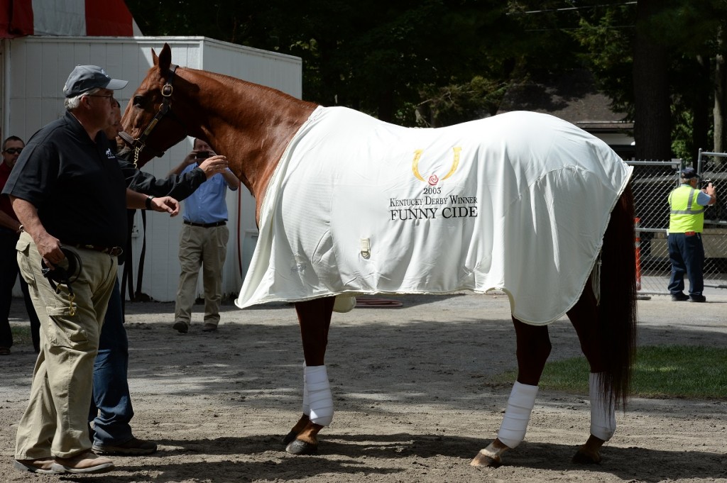 FUNNY CIDE RETURNS TO SARATOGA RACE COURSE - Ed Lewi and Associates