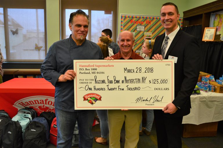 HANNAFORD DONATES $125,000 TO REGIONAL FOOD BANK OF NENY FOR CHILD ...