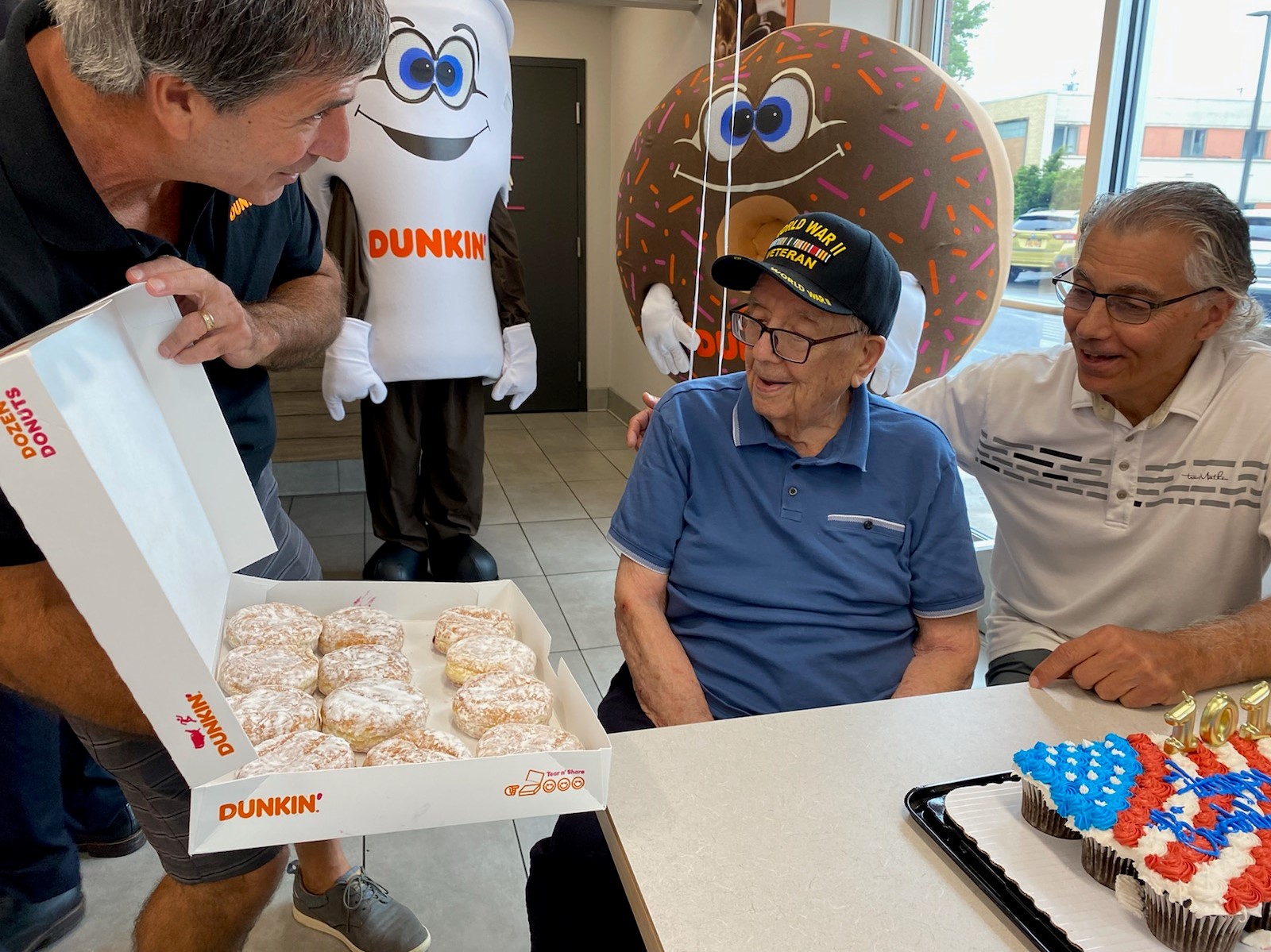 DUNKIN’ HONORS WORLD WAR II VETERAN AND FORMER PRISONER OF WAR WITH ...