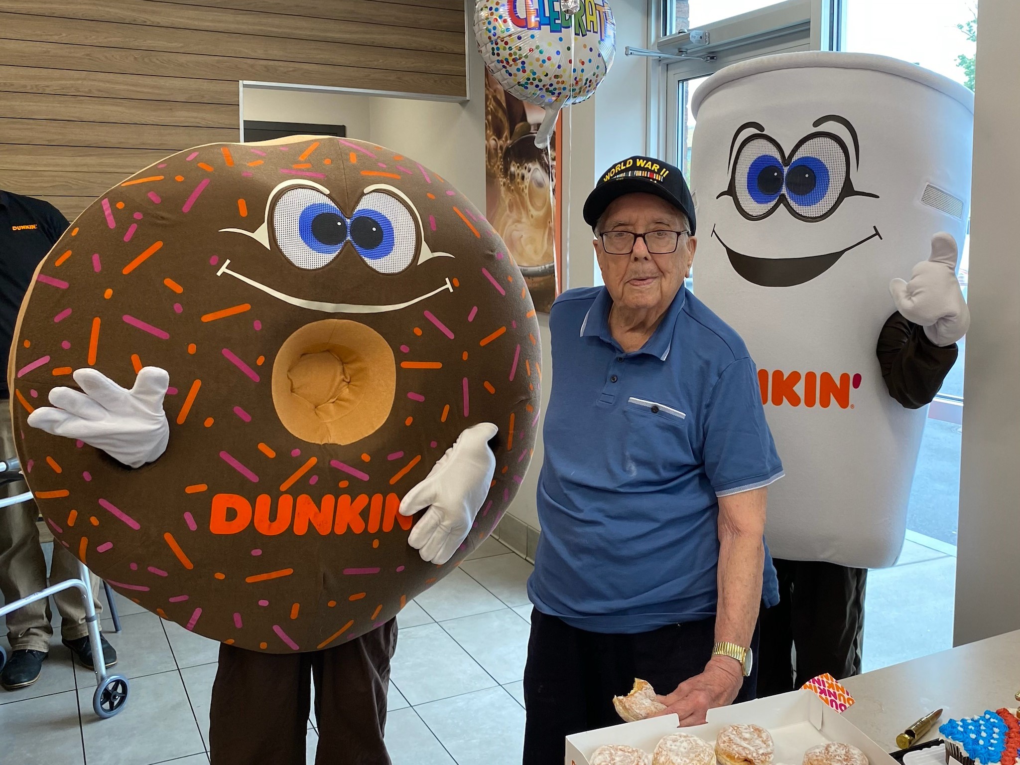 DUNKIN’ HONORS WORLD WAR II VETERAN AND FORMER PRISONER OF WAR WITH ...