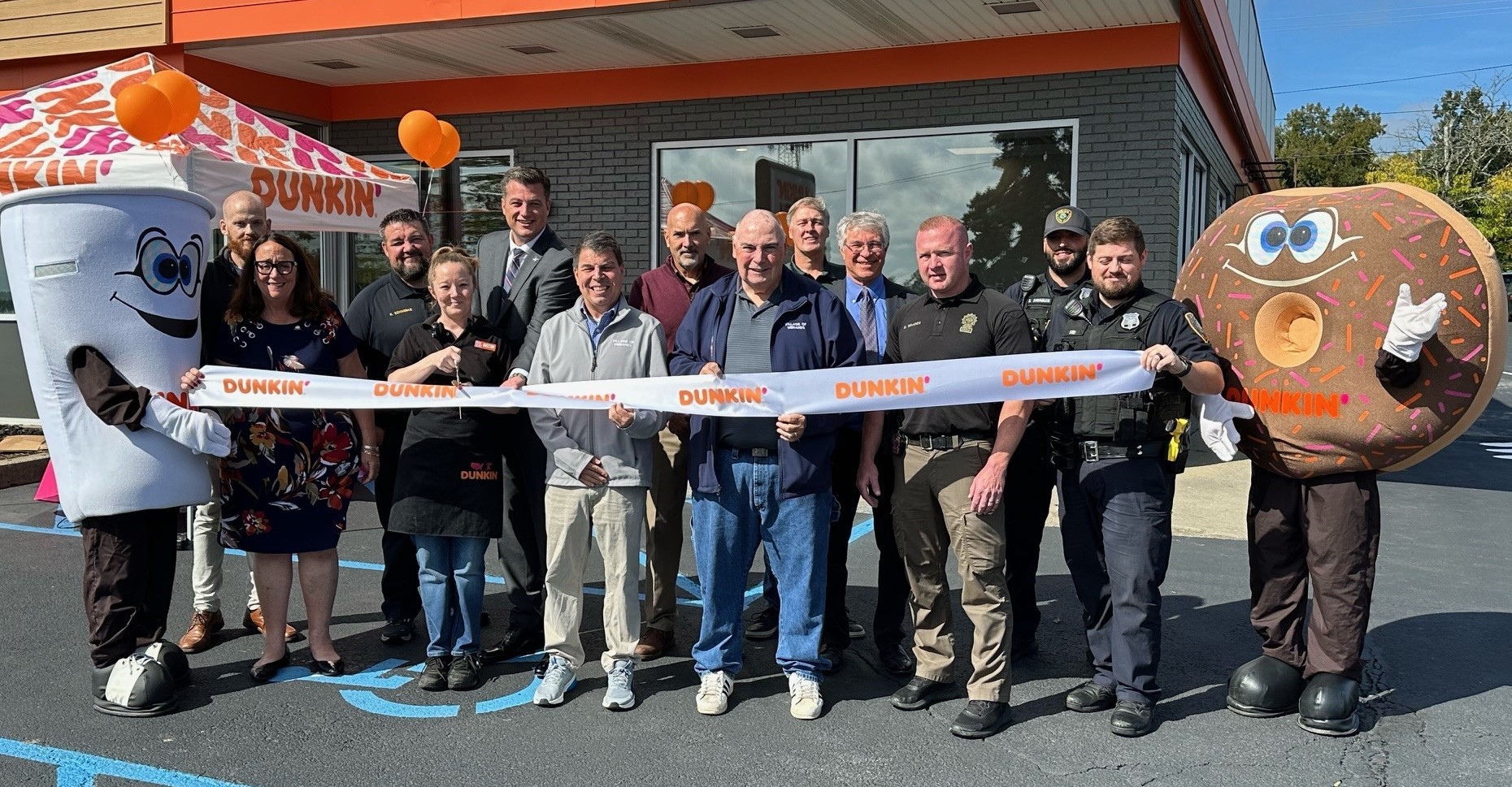 Dunkin’ restaurant in Menands commemorates grand reopening with ...