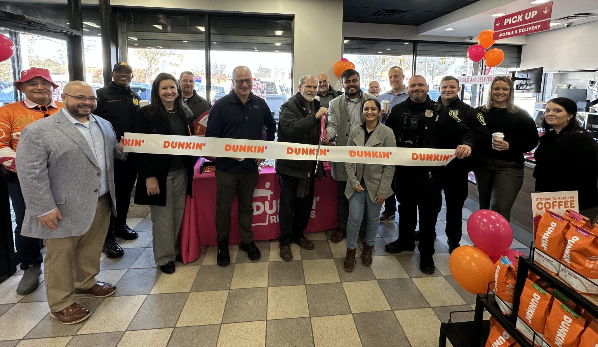 Dunkin’ restaurant in Stratford celebrates grand reopening with ...